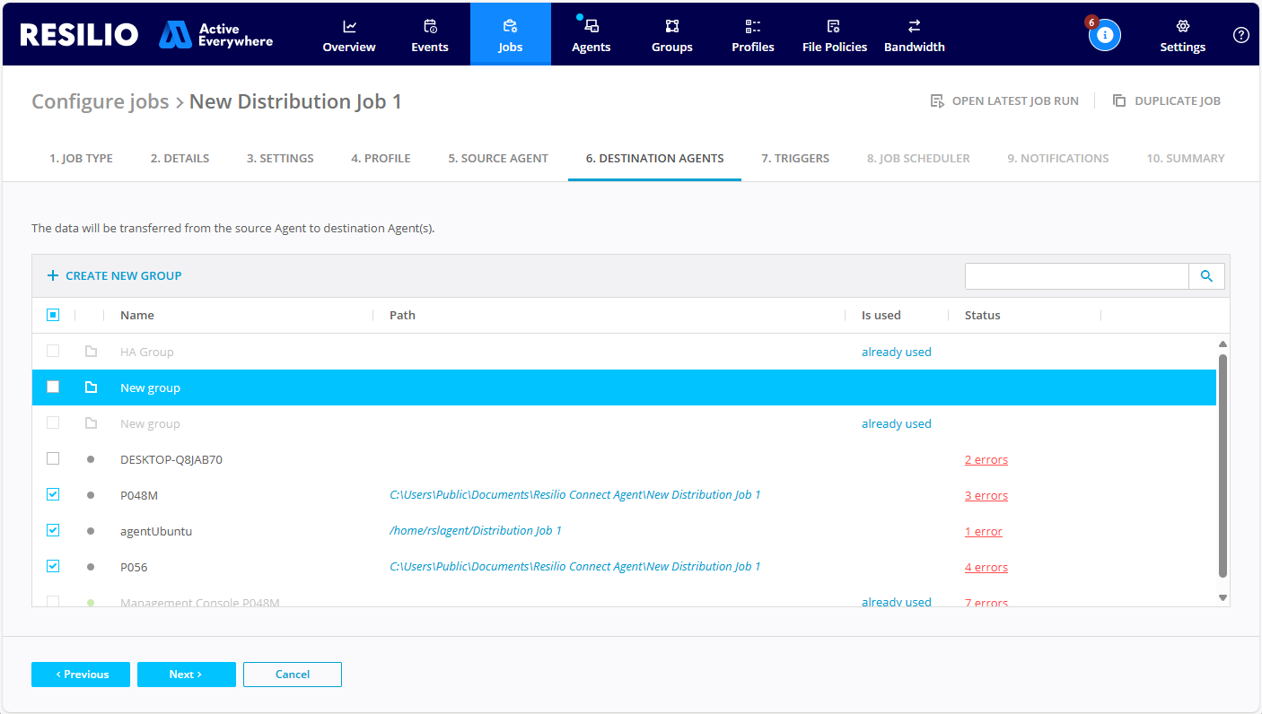 Distribution Job - Resilio Help Center
