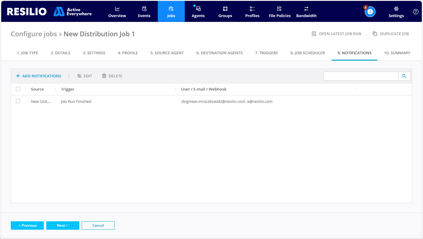 Distribution Job - Resilio Help Center